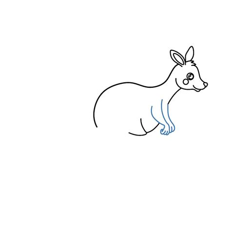 Kangaroo Drawing Step Step Aboriginal Kangaroo Drawing Project 175