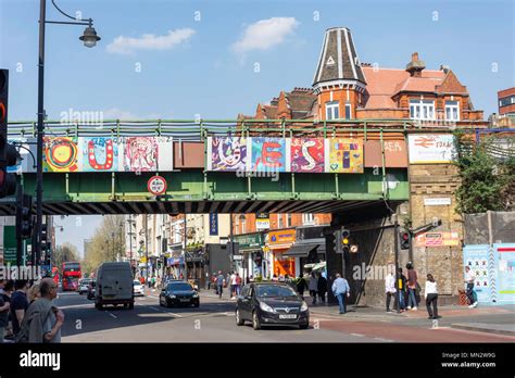 Railway Bridge Brixton Road Brixton London Borough Of Lambeth