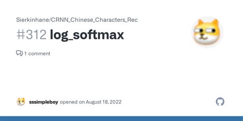 log softmax · issue 312 · sierkinhane crnn chinese characters rec · github