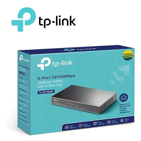 Switch Tp Link Tl Sf1008p De 8 Puertos 10100 Con 4 Puertos Poe Tecnit