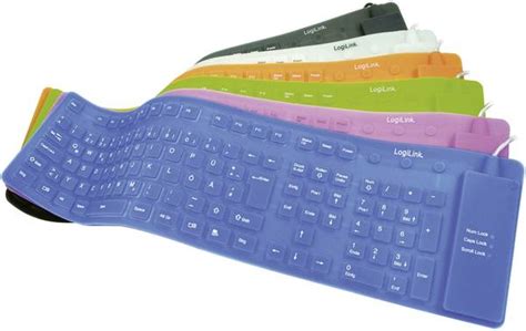 logilink id0019 usb keyboard german qwertz windows® black splashproof