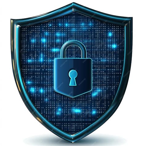 Cyber Security Shield With Digital Locks And Binary Code Modern Technologies Premium Ai