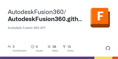 Github Autodeskfusion Autodeskfusion Github Io Autodesk Fusion Api