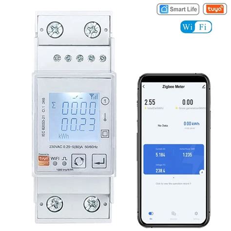 Energy Meter Bidirectional Smart Wifi Solar Pv Two Way Wireless A Kwh