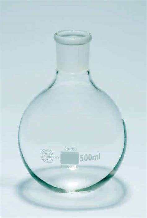 Round Bottom Short Neck Flask Nom Capacity 5ml Socket Size 10 19