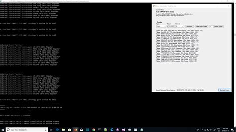 stock and crypto tipster algo trading bot weekly update dev update in