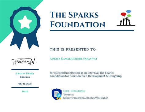 Ankita Saraswat On Linkedin Intern Sparksfoundation Grip