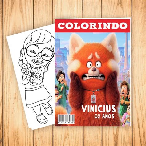 20 Livrinhos Para Colorir Red Crescer E Uma Fera Tuning Red Elo7