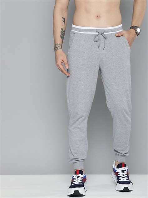 Buy Harvard Men Grey Solid Joggers Track Pants For Men 17985846 Myntra