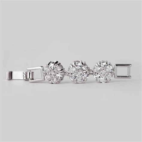 Elegant White Gold Color Aaa Cubic Zirconia Stone Necklace Wedding Je