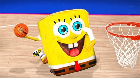 I Put Spongebob In The Nba Youtube