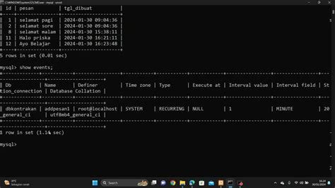 Event Scheduler Mysql Youtube