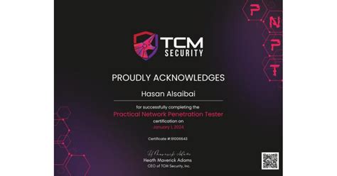 Hasan Alsaibai On Linkedin Practical Network Penetration Tester
