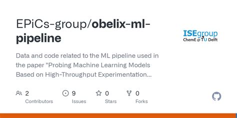 Github Epics Group Obelix Ml Pipeline Data And Code Related To The Ml Pipeline Used In The