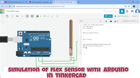 simulation of flex sensor with arduino in tinkercad flex sensor with