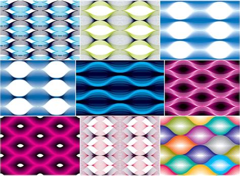 Premium Vector Seamless Geometric Patterns Set Geometric Simple