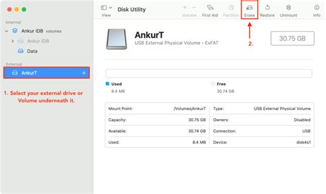 how to erase and format external drives on your mac