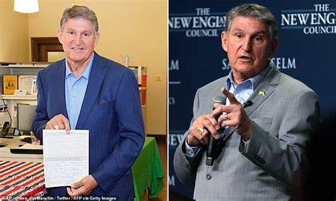 Joe Manchin Leaves Democratic Party And Registers As An Independent