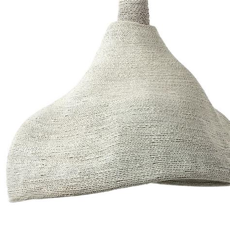 Palecek Jaden Coastal Beach Whitewash Lampakanai Rope Wide Shaded