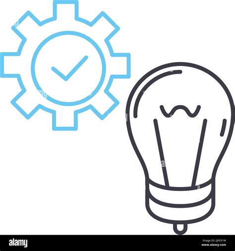 Resolve Problem Line Icon Outline Symbol Vector Illustration Concept