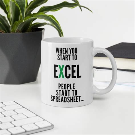 Excel Mug Spreadsheet Mug Excel Joke Mug Etsy