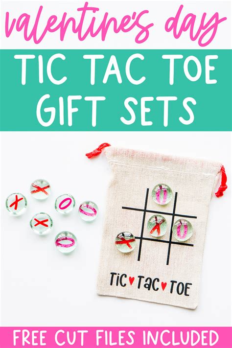 Free Valentine Tic Tac Toe SVG For Dollar Tree Craft