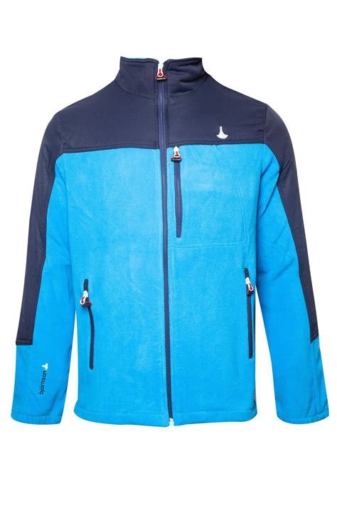 Поларено яке Bjornson, с цип, лого, мъжко, синьо, Размер: 2XL - eMAG.bg
