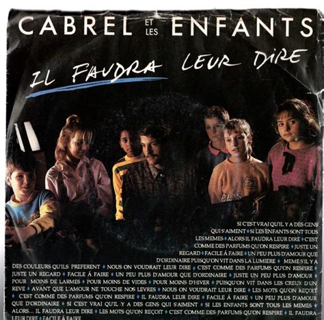 Amazon Cabrel Et Les Enfants Il Faudra Leur Dire 7 45 NM Canada
