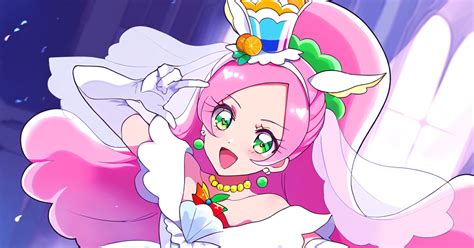 キュアパルフェ キュアパルフェ ウェディングドレス ぎんのマンガ プリキュア キラキラプリキュアアラモード ウェディングドレス