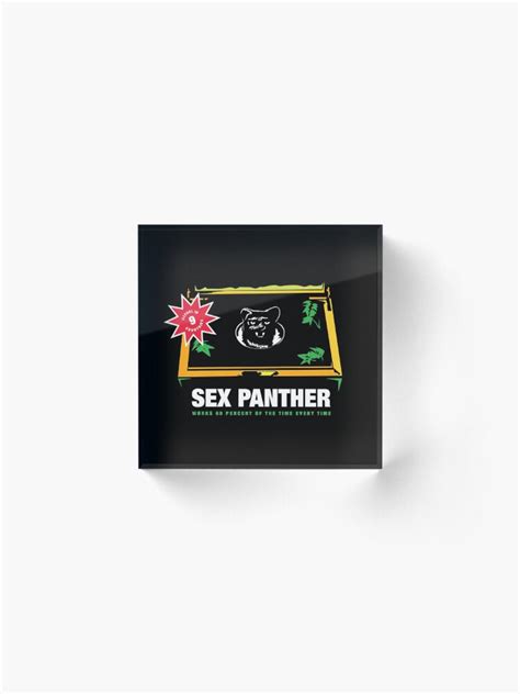Sex Panther Cologne From Anchorman Acrylic Block For Sale By Starbag
