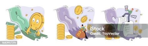 재무 감사 개념입니다 캐릭터는 세금을 계산하고 채우고 공공 재정을 분석합니다 경제에 대한 스톡 벡터 아트 및 기타 이미지 경제 계산함 금융 Istock