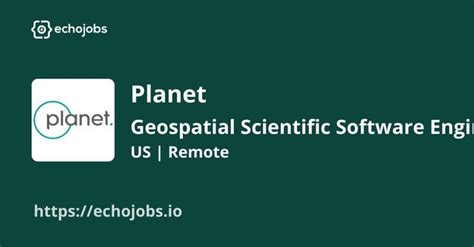 Planet Is Hiring Geospatial Scientific Software Engineer Hyperspectral Usd 109k 180k Remote