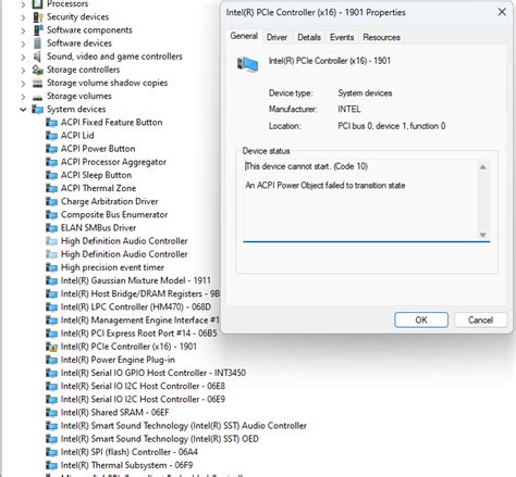 Intelr Pcie Controller X16 1901 Driver Code 10 Is It Driver Issue