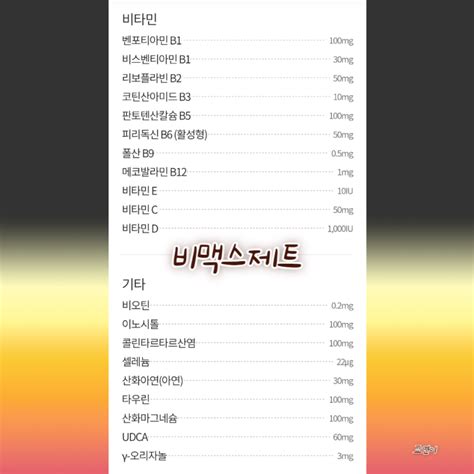 비맥스 종류 메타정 메타비정 제트정 종합비타민 약국 활성 비타민b군 비타민b1 B2 B6 B12 성분 차이 가격 네이버 블로그