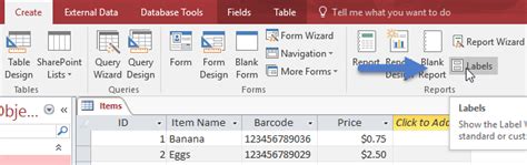 Barcode Labels In MS Access BarCodeWiz