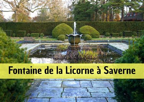 La Fontaine De La Licorne à Saverne Une Jolie Découverte