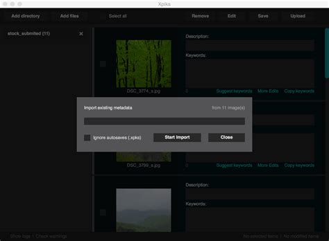 How To Use Xpiks Part Adding And Keywording Artworks Xpiks