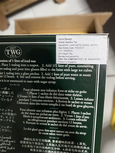 Twg Jasmine Queen Tea And Follow Me Tea Health And Nutrition Health