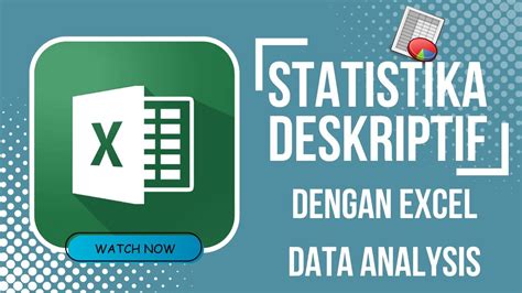 Ms Excel Menggunakan Data Analysis Untuk Mencari Statistika