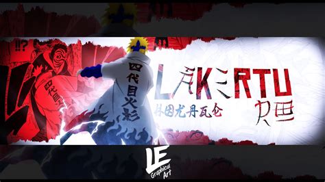 Minato Namikaze Banner Speedart Lak Ertu Youtube