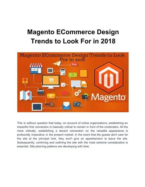 magento ecommerce design trends to look for in 2018