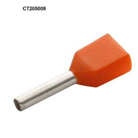 Aluminium Fuji Terminal Ct205008 Nylon Insulated Twin Cord End