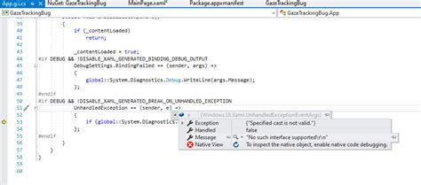 Add Test Unhandled Exception When Gazing At Flyout · Issue 3525