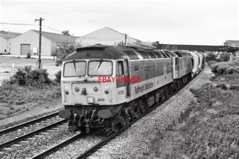 Photo Class 47 Loco 47200 And 47xxx Polybulk At Colthrop 1996 £185