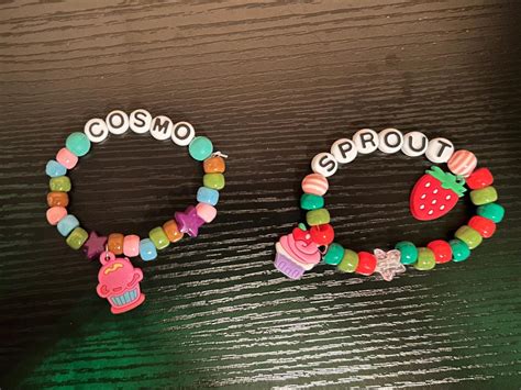 Sprout And Cosmo Matching Bracelets Dandys World Etsy