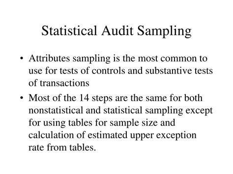 PPT Audit Sampling PowerPoint Presentation Free Download ID 4012319