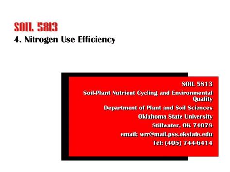 Ppt 4 Nitrogen Use Efficiency Powerpoint Presentation Free Download