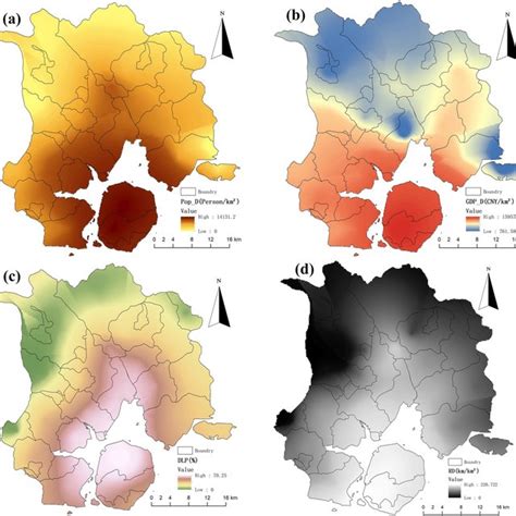 Bivariate Spatial Autocorrelation Analysis For Ugs And Urbanization In Download Scientific