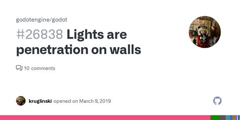 Lights Are Penetration On Walls · Issue 26838 · Godotenginegodot · Github