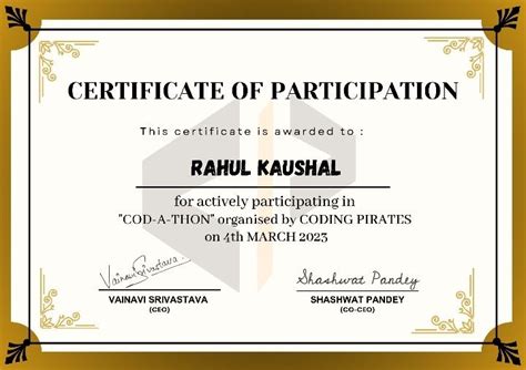 Rahul Kaushal On Linkedin Attended A Wonderful Event Code A Thon